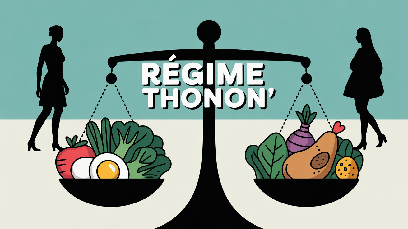 Menu régime Thonon : programme jour par jour